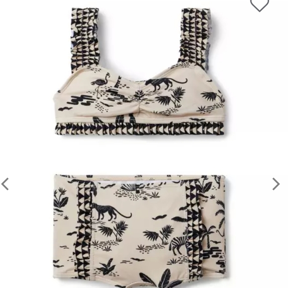 Janie and Jack | Swim | Nwt Janie Jack Geo Print Safari 2 Piece Girls ...